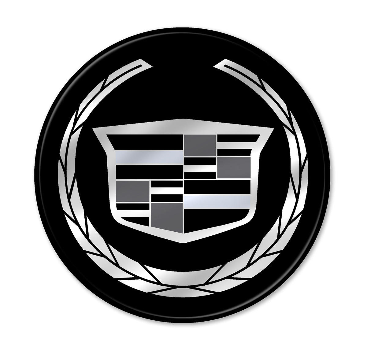 CTS-V Grayscale Wheel Cap Badges – ReBadge Design and Graphics