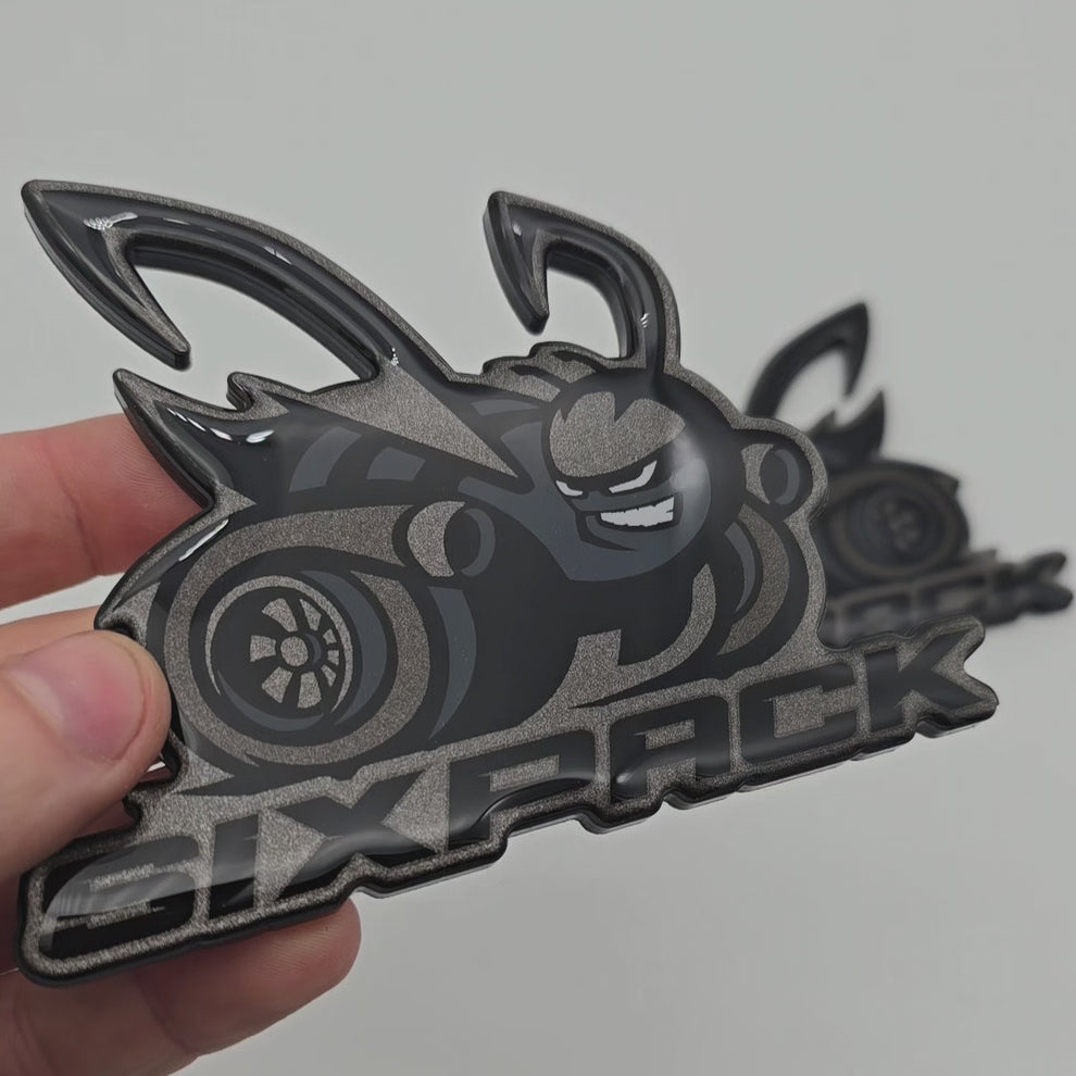 Six Pack Twin Turbo Fender Badges – ReBadge Design and Graphics
