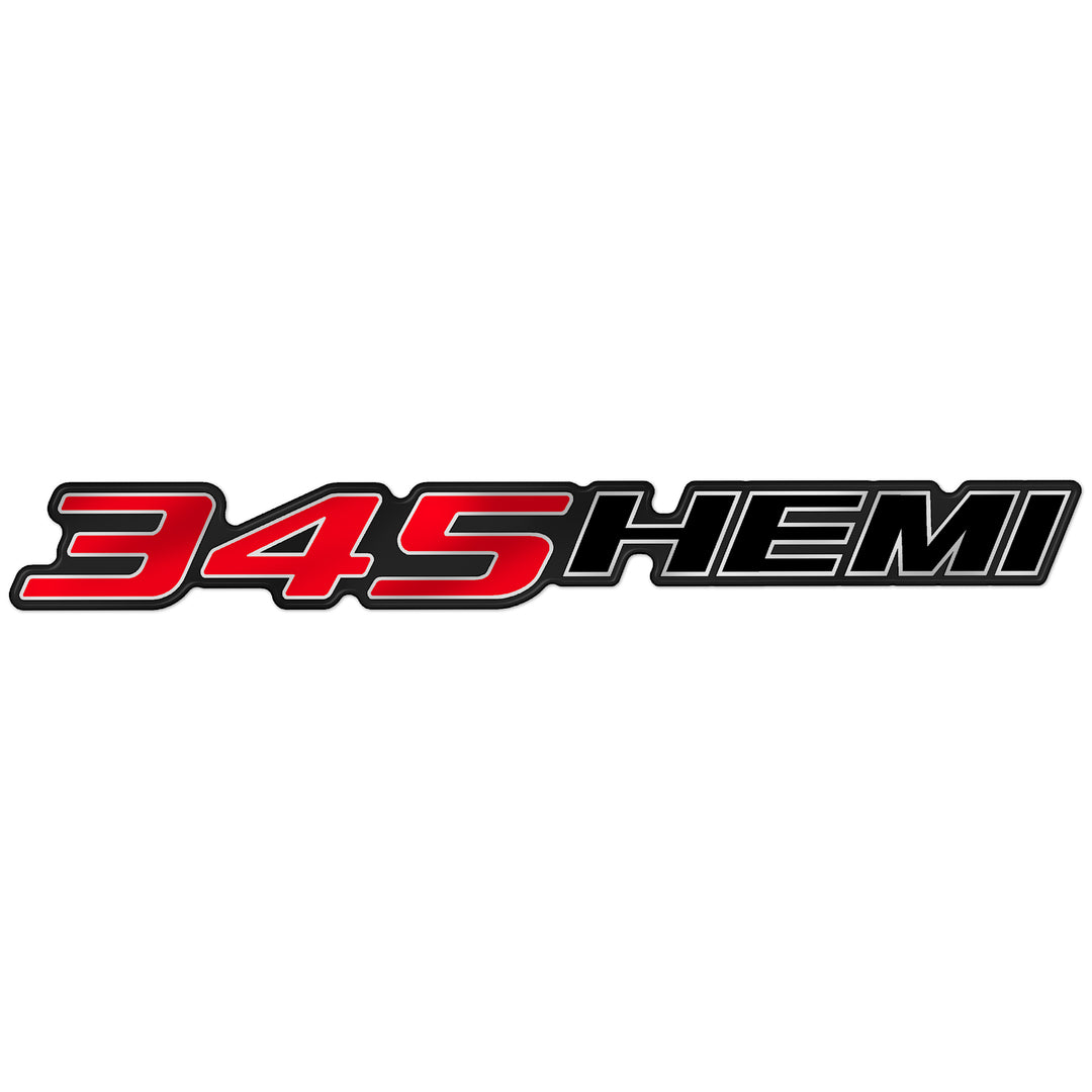"345 Hemi" Grille Badge – ReBadge Design and Graphics