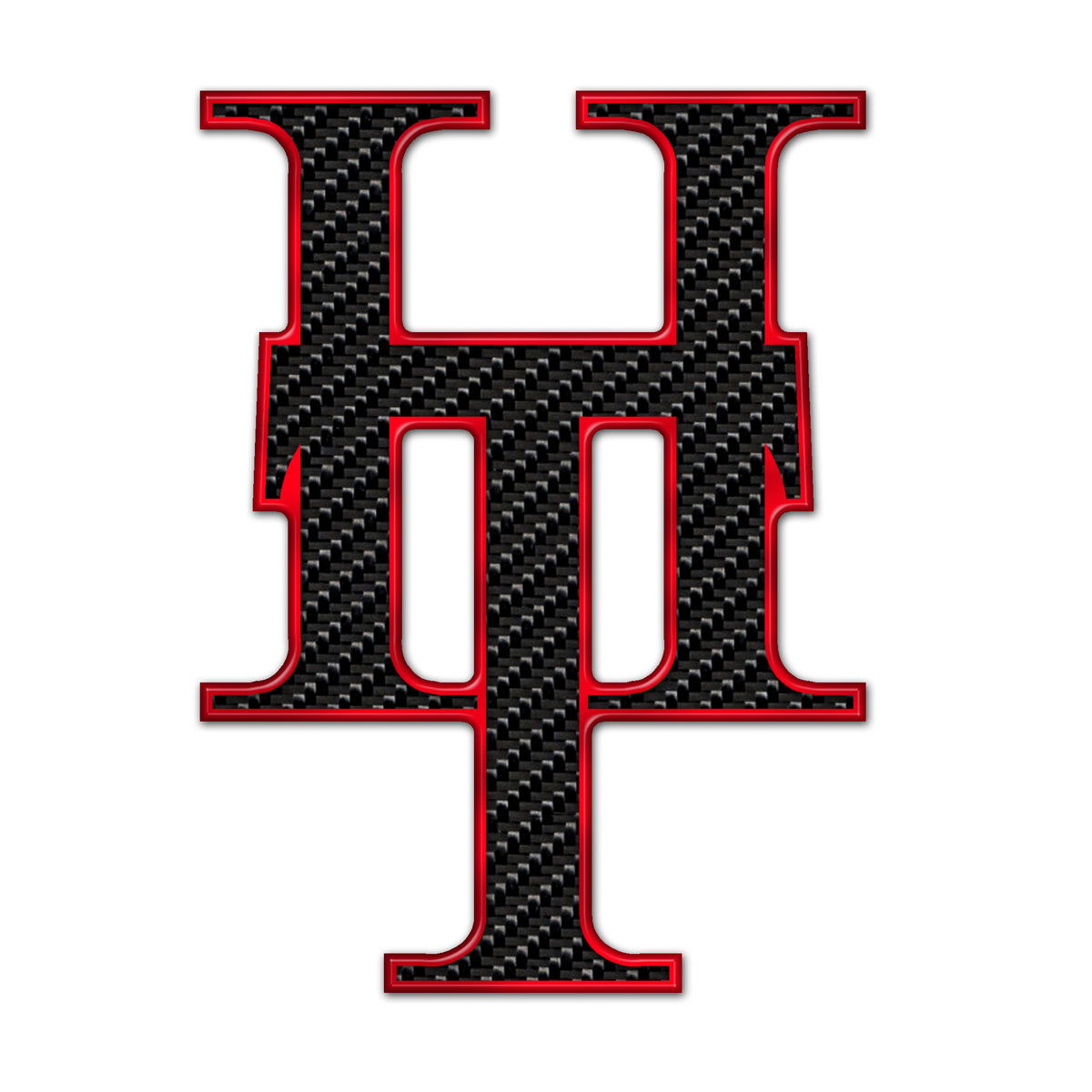 "Simulated Carbon Fiber HT" Badge – ReBadge Design and Graphics