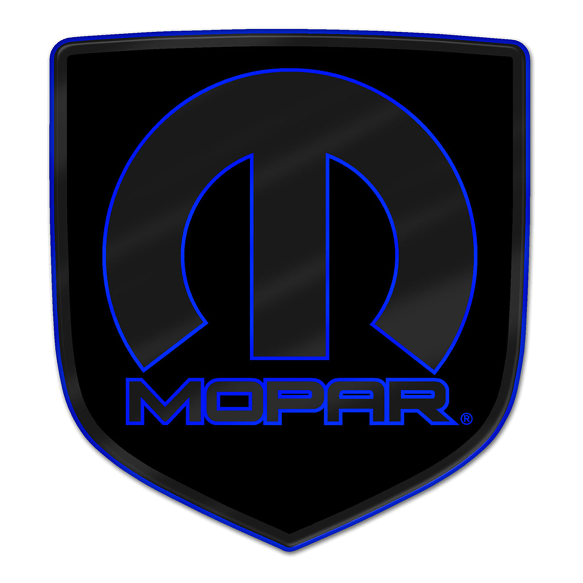 "Matte Mopar" Ram Shield Badges – ReBadge Design and Graphics