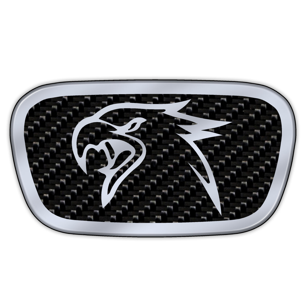 "Carbon Fiber V2 Hawk" Steering Wheel Center Badge – ReBadge Design and ...