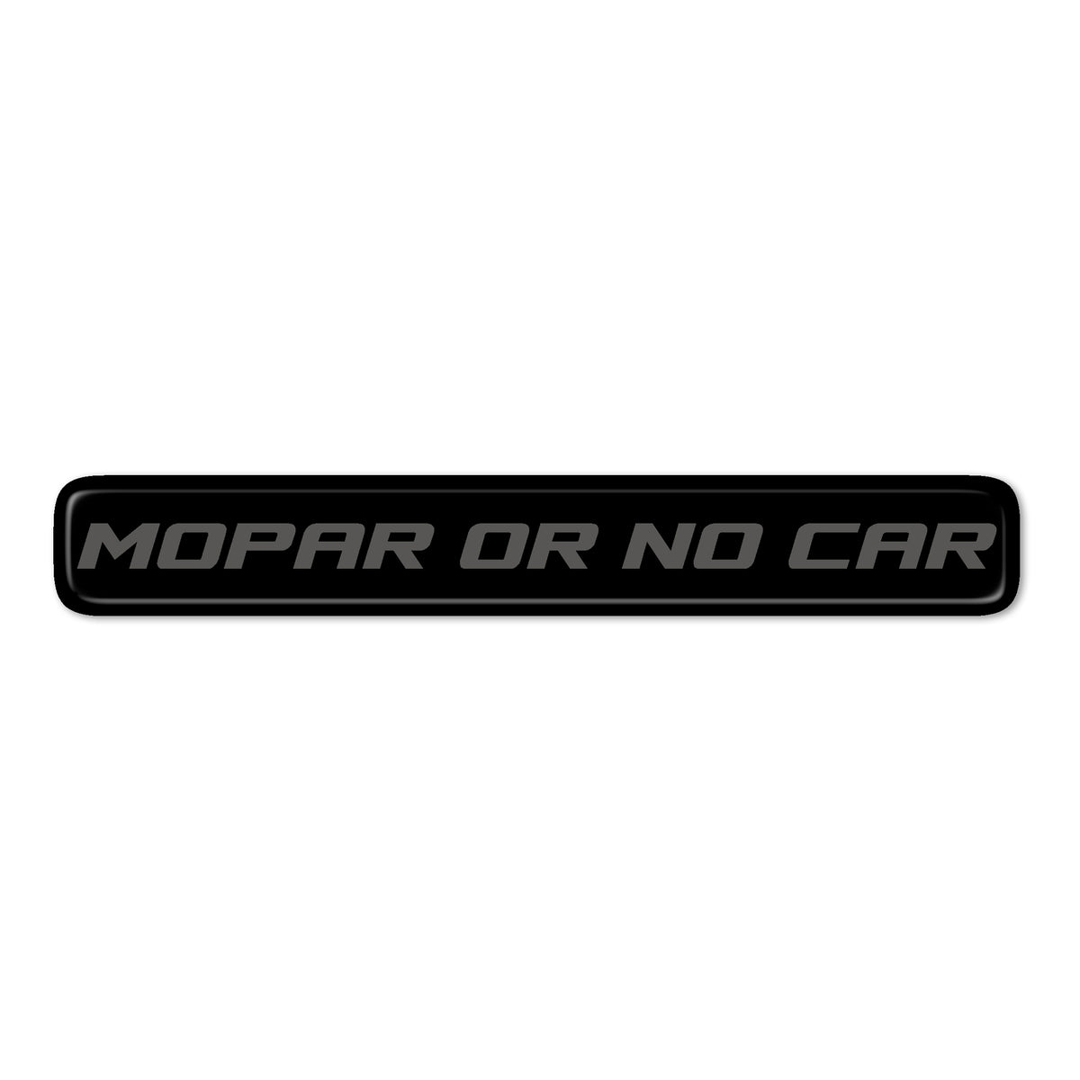 "Mopar or No Car" Dash Badge – ReBadge Design and Graphics