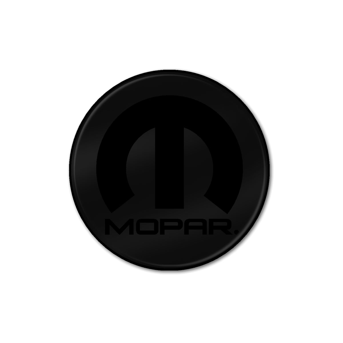 "Matte Black Mopar" Fuel Door Inlay – ReBadge Design and Graphics